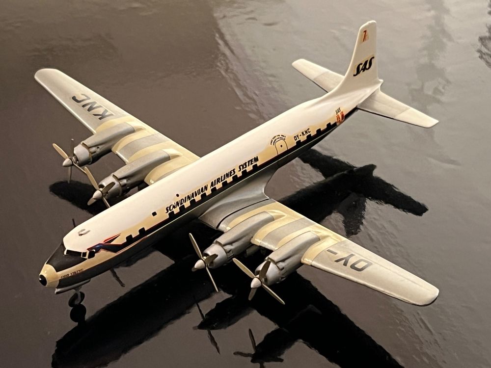 Douglas DC-7C, SAS, Western Models 1:200 (Gebraucht) in Rombach für CHF ...