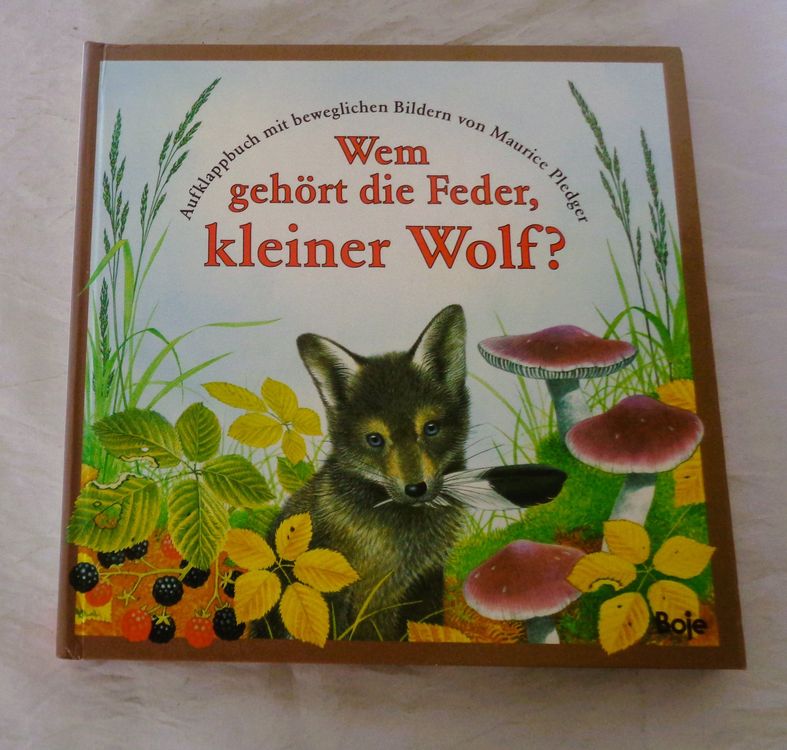 Pop-Up Buch / Wem gehört die Feder, kleiner Wolf? (Gebraucht) in ...