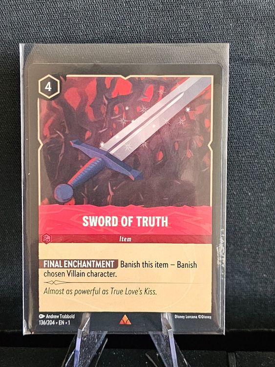 Disney Lorcana Sword of Truth Rare | Kaufen auf Ricardo