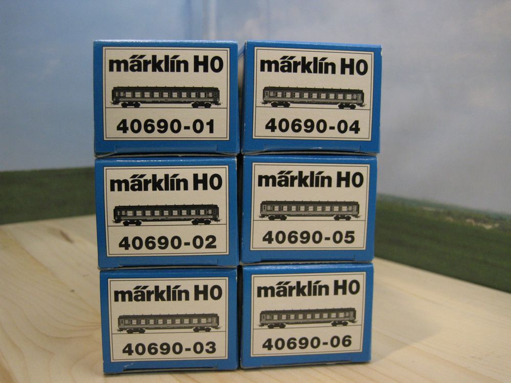 Märklin 40690 1-6 PW Set Belgien / neu / Blech / unbenutzt (Gebraucht ...