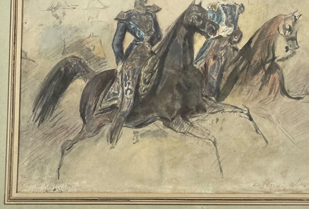 Constantin Guys (1802/5-1892) Aquarell | Acheter sur Ricardo