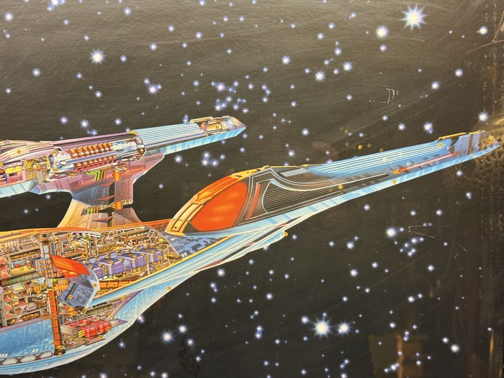 Grosser Vintage Star Trek USS Enterprise NCC-1701-E Poster (Gebraucht ...