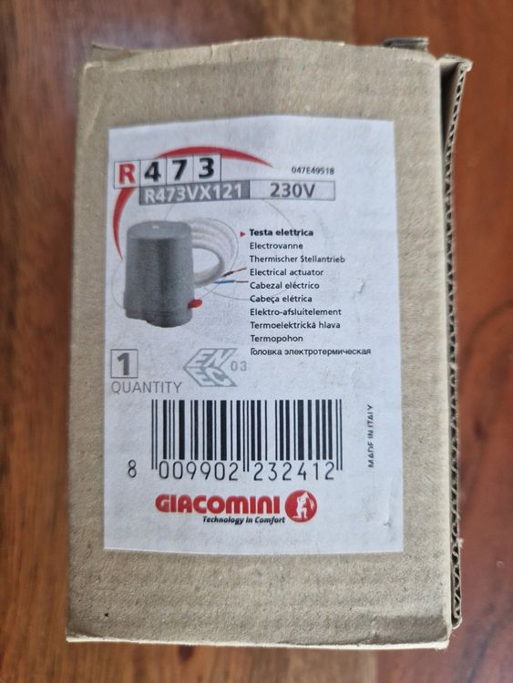 14x Giacomini R473 Electrovanne (Neuf avec emballage d'origine) à Bouveret pour CHF 220 – avec ...