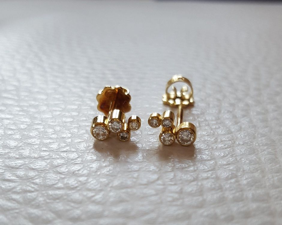 18 Karat 750 Gold Brillanten Ohrstecker (Gebraucht) in Wald ZH für CHF 320 – mit Lieferung auf ...