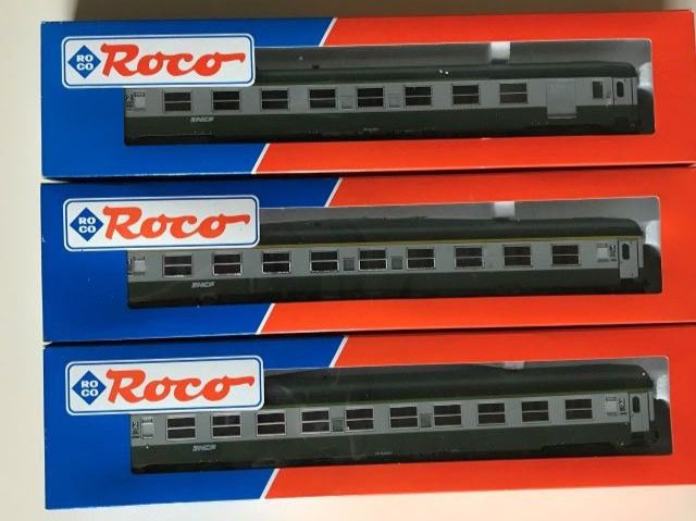 Roco H0 Personenwagen SNCF (2x2 Kla.), (1x1 Klasse) in OVP | Kaufen auf ...