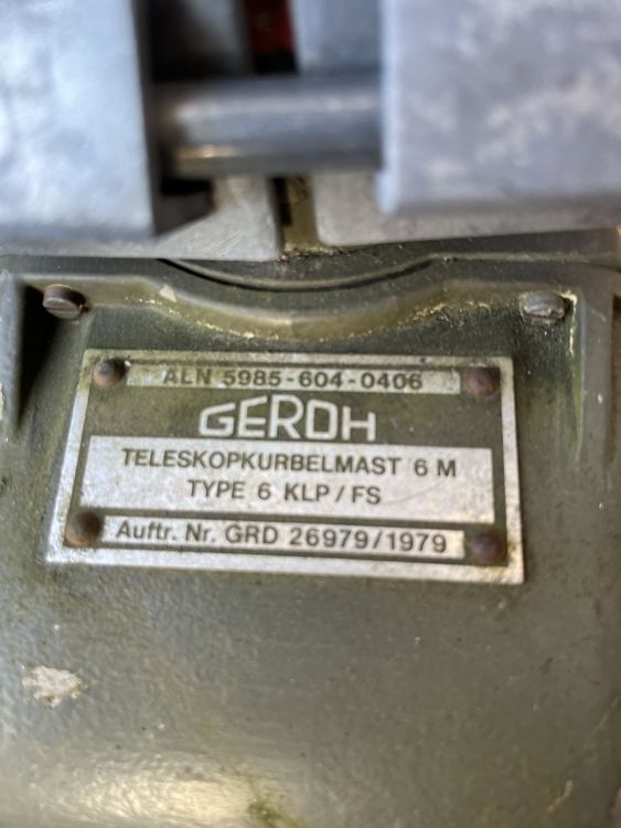 Geroh Kurbelmast 6m (Gebraucht) in Rütihof für CHF 300 – nur Abholung ...