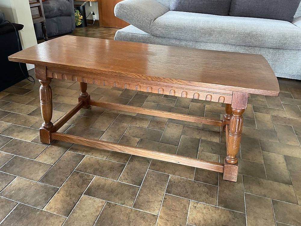Table basse en chêne massif, style rustique (D'occasion) à Yverdon-les ...