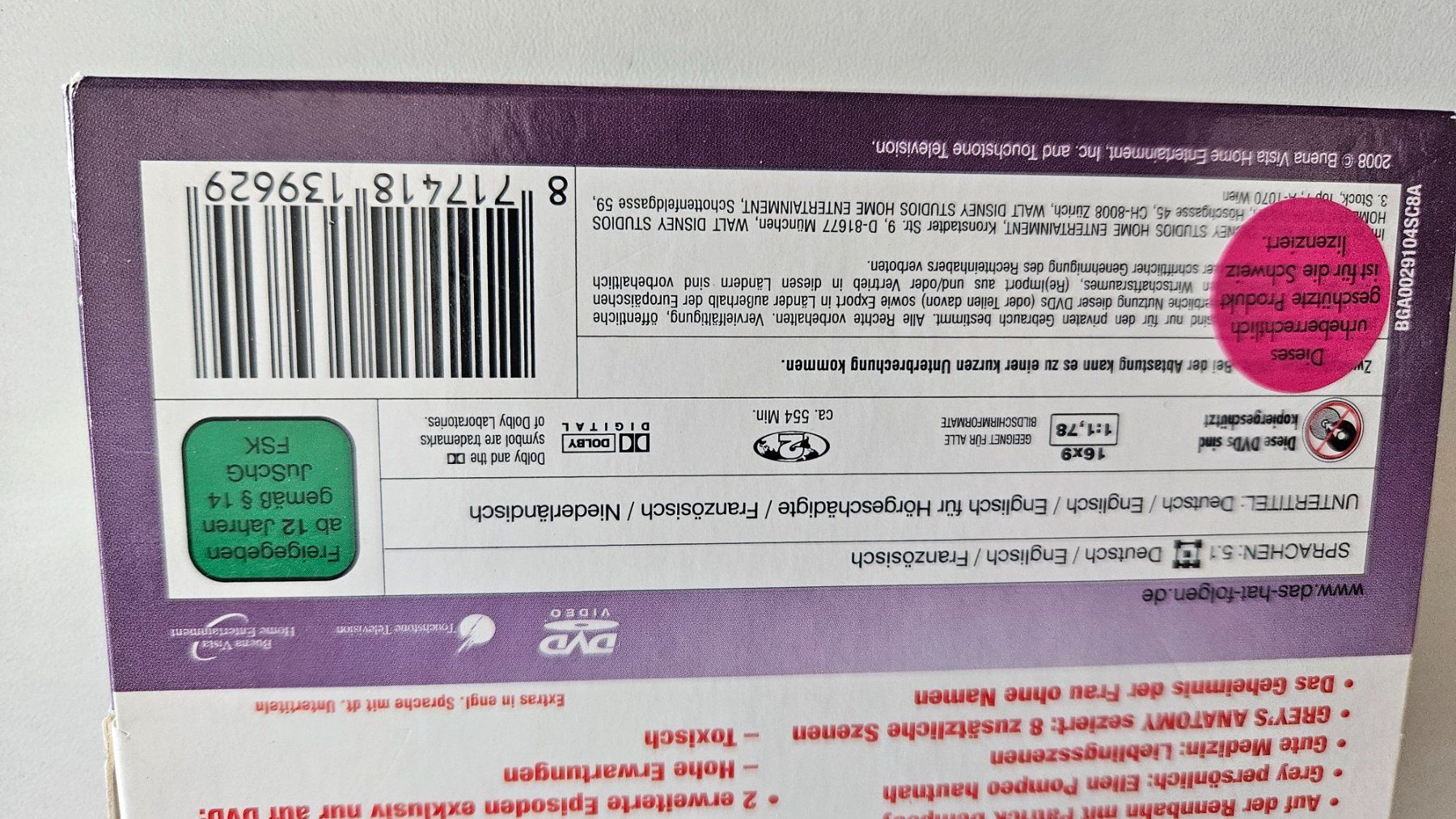 Grey's Anatomy Staffel 3 Teil 2 DVD Box (Gebraucht) in Scuol für CHF 4 ...