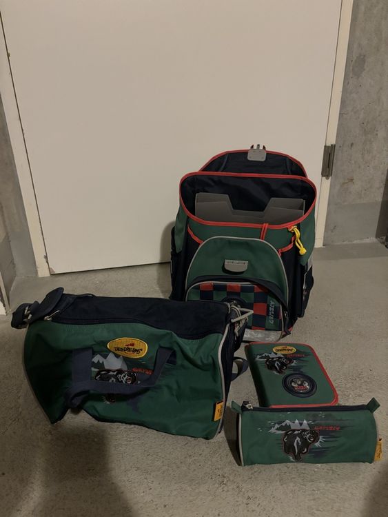 Schulsack-Set grün | Kaufen auf Ricardo