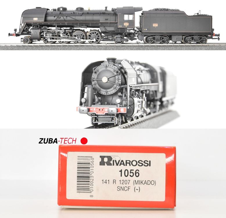 Rivarossi 1327 Dampflok 141.R.207 SNCF H0 WS Analogmit OVP | Kaufen auf Ricardo