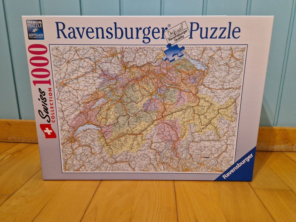 Ravensburger Puzzle - Karte Schweiz - 1000 Teile | Kaufen auf Ricardo