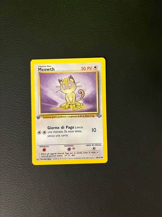 Meowth First Edition | Jungle 56/64 (IT) | Kaufen auf Ricardo