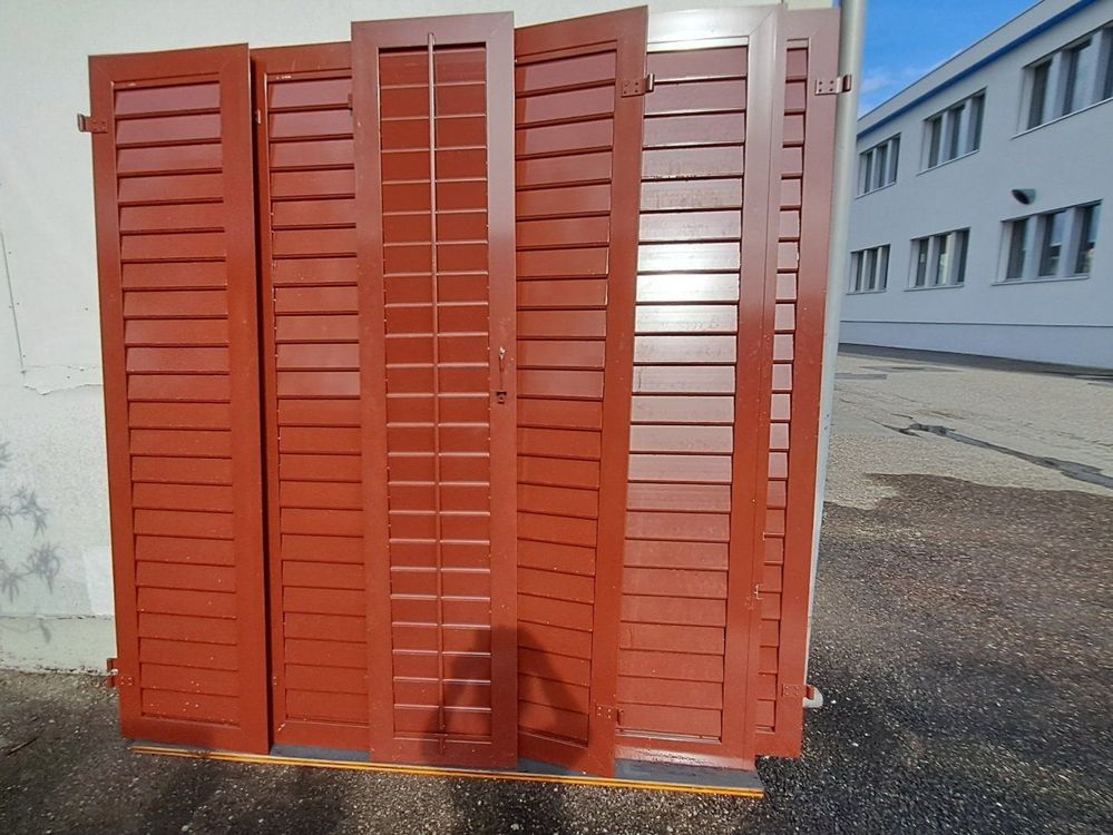Fensterläden Alu, 8 Stk, 54 x 222cm, Tschdi | Kaufen auf Ricardo