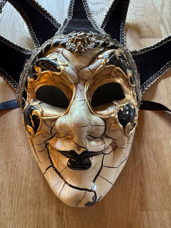 La Maschera Del Galeone Full Face Jester Mask – Handcrafted (Gebraucht ...