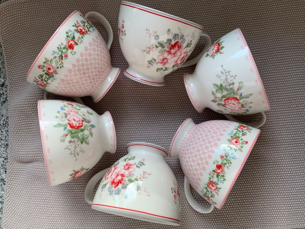 6 Teetassen von Greengate | Kaufen auf Ricardo