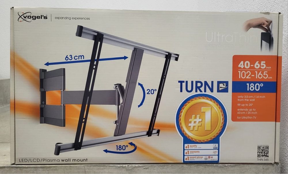 TV Wandhalterung Vogel's, schwenkbar, 40-65 Zoll (Neu und originalverpackt) in Wettingen für CHF ...