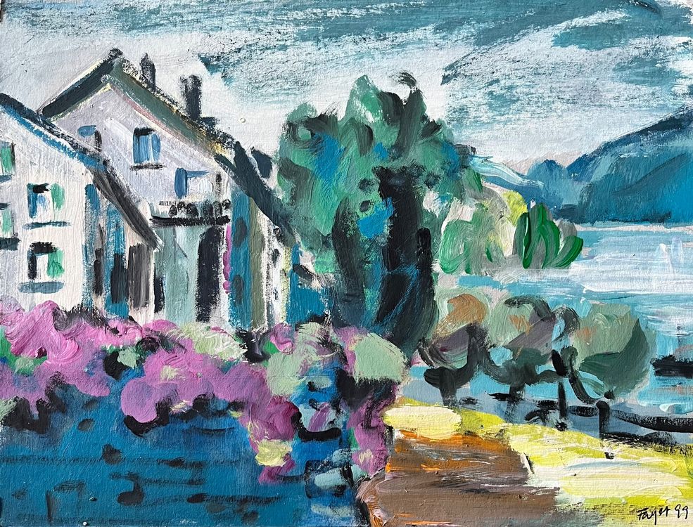 Carlo Fayar (1924-2012) Landschafts Gemälde (Gebraucht) in Hochdorf für CHF 5 – mit Lieferung ...