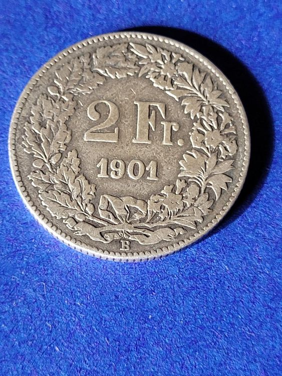 2 Franken 1901 sehr selten (Gebraucht) in Neuenkirch für CHF 60 – mit Lieferung auf Ricardo kaufen