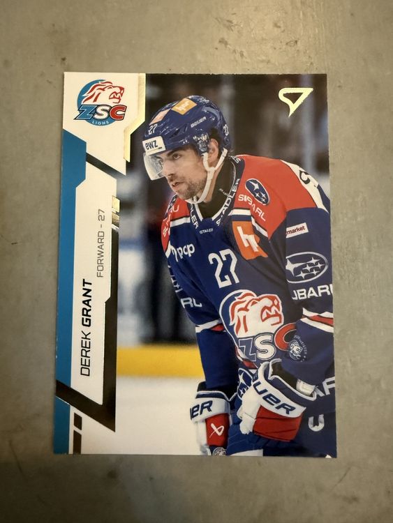 Carte Derek Grant ZSC Lions (Neu (gemäss Beschreibung)) in Lignières ...