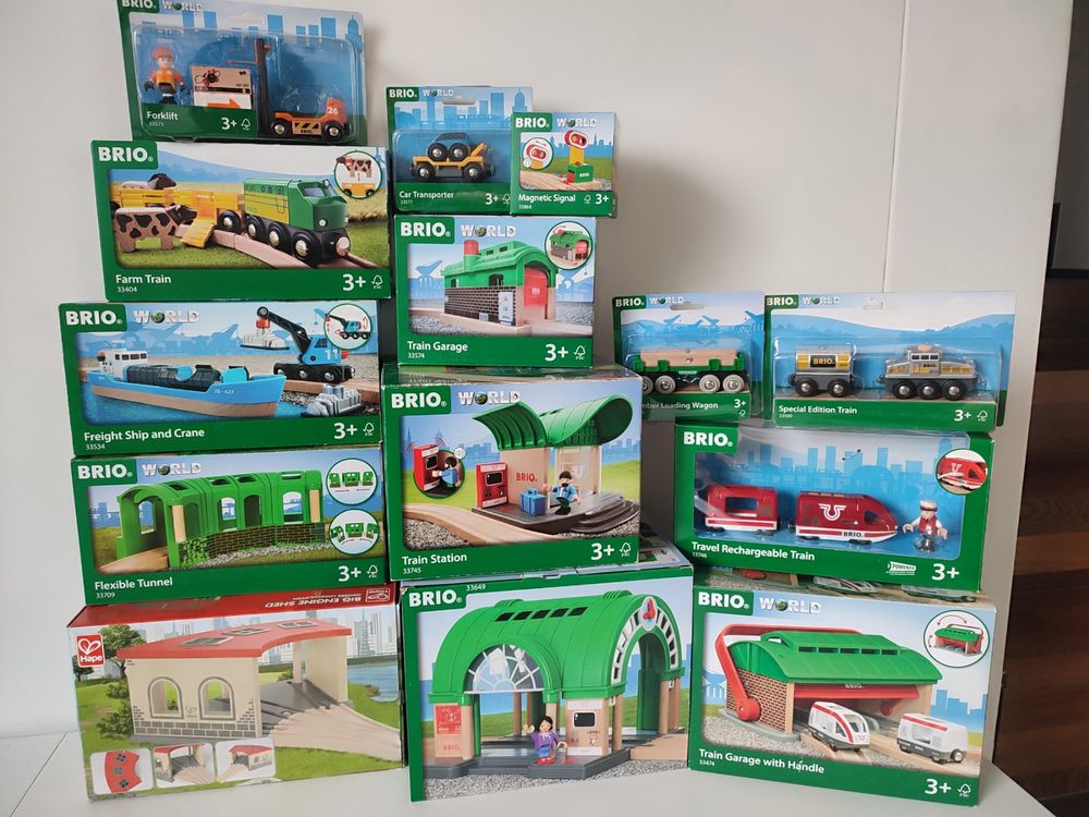 BRIO Riesige Set - Holz Eisenbahn - In gesamt 14 Set ! | Kaufen auf Ricardo