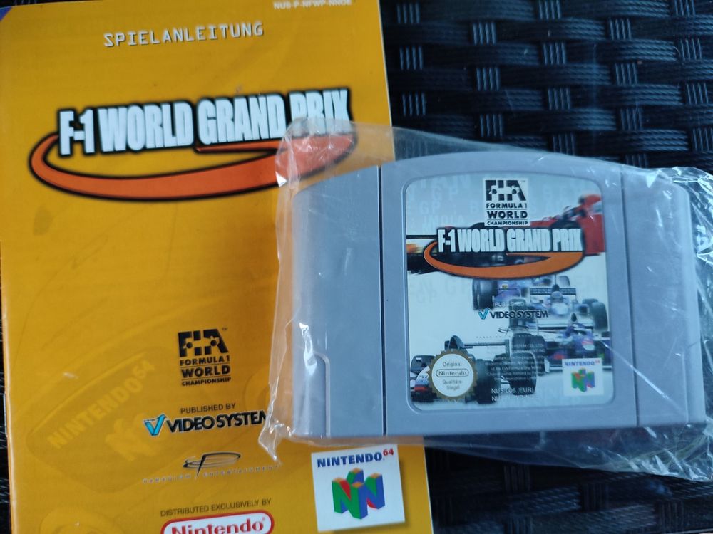 F-1 World Grand Prix Nintendo 64 N64 Game (Gebraucht) in Läufelfingen ...