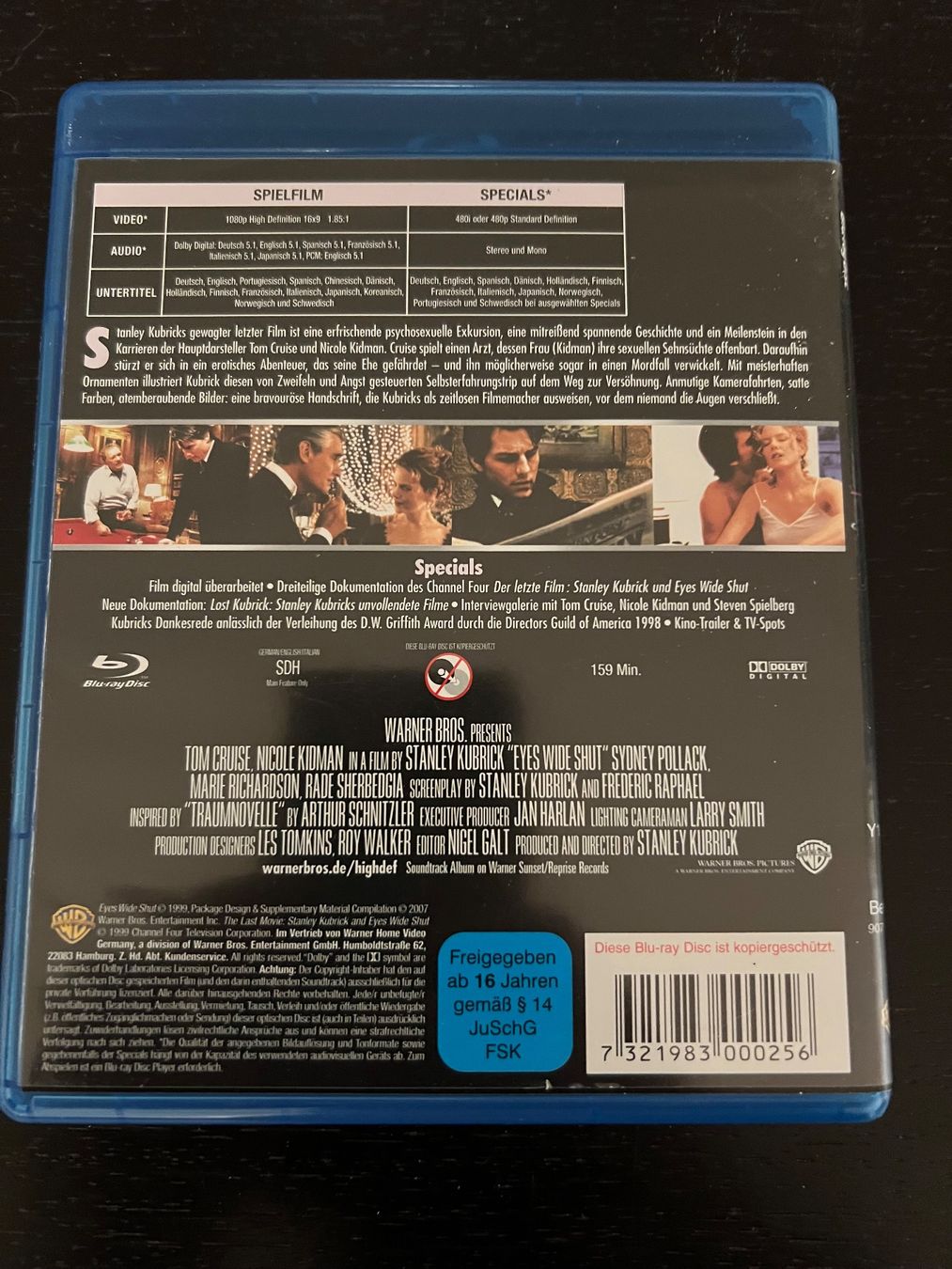 Stanley Kubricks Eyes Wide Shut, Blu-ray, Mysteryfilm, FSK16 (Gebraucht ...