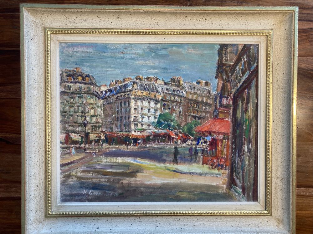 Robert Liebknecht, Öl auf Leinwand, Paris, 45 x 36cm (Gebraucht) in ...