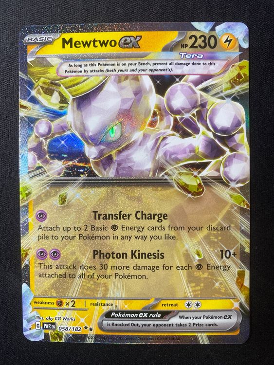 Mewtwo ex 58 - Mewtu ex - Double Rare - Paradox Rift - EN | Kaufen auf ...