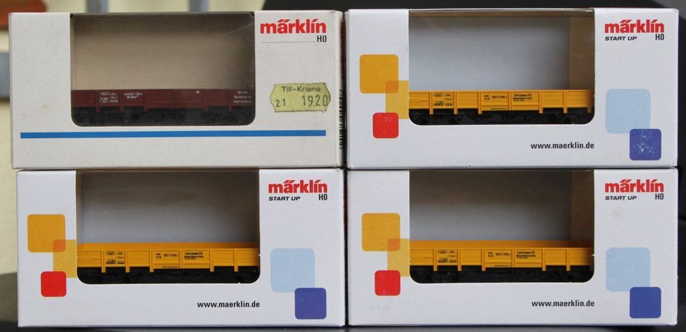 Märklin Niederbordwagen 4424 und 4471 (Gebraucht) in für CHF 16 – mit ...