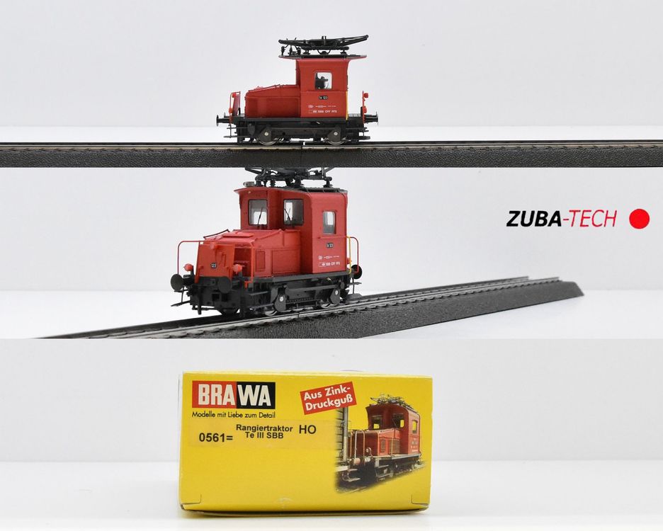Brawa 0561 Rangiertraktor Te III SBB H0 GS Analog mit OVP (D'occasion ...