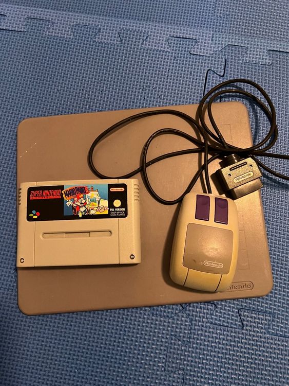 Mario Paint inkl. Nintendo Super Nes Mouse Super Nintendo (Gebraucht ...