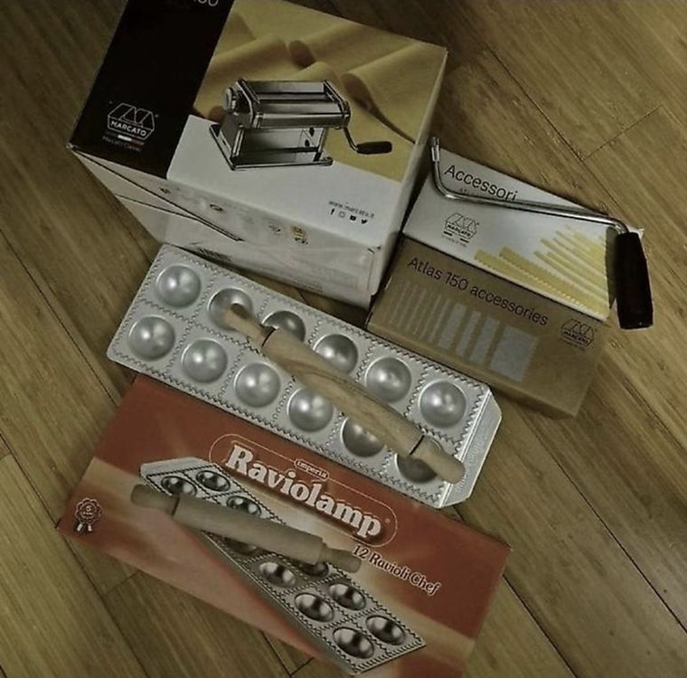 Marcato Pasta / Teigwaren / Küchen und Ravioli Set (Gebraucht) in ...