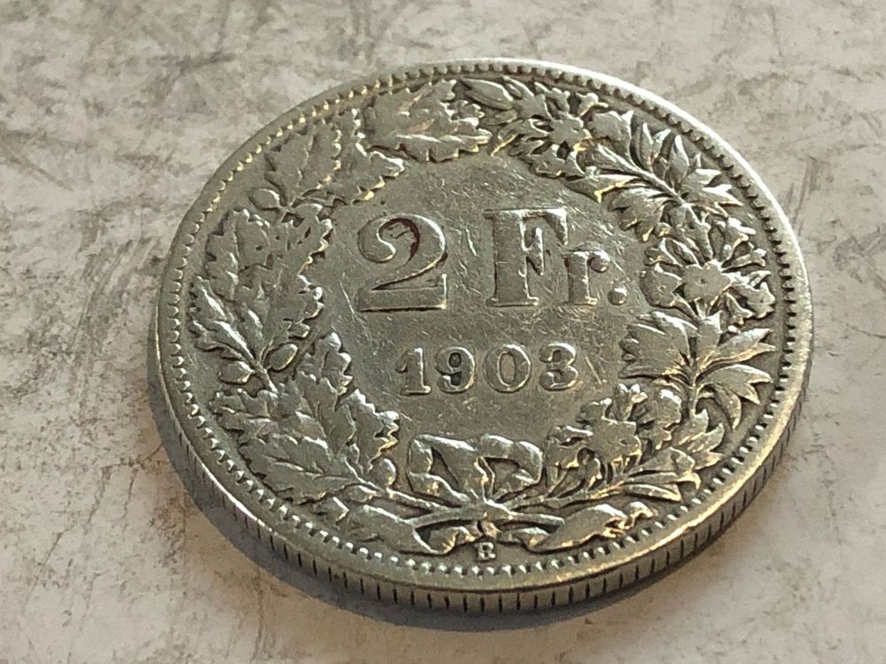 Schweiz 2 Franken 1903 Silber Rar | Kaufen auf Ricardo