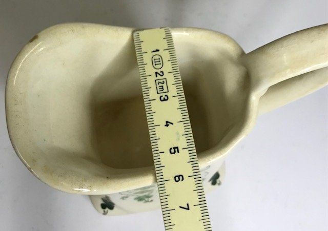 Karaffe, Krug mit grüner Jugendstil Musterung Annaburg | Kaufen auf Ricardo