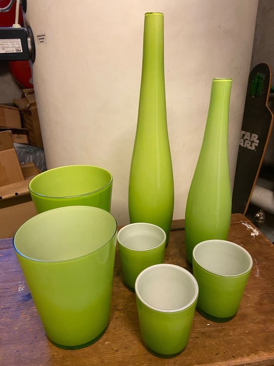Vasen Set grün | Kaufen auf Ricardo