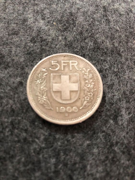 5 Franken Silber 1966 | Kaufen auf Ricardo