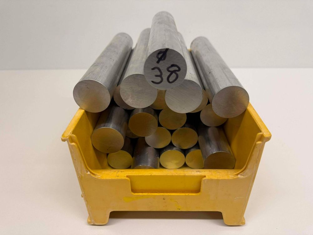 Aluminium Rohmaterial Reststücke Ø 38 mm ca. 12 kg (Gebraucht) in ...