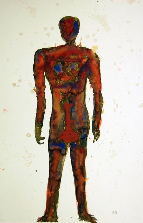 Aquarell: A man (Neu (gemäss Beschreibung)) in Fribourg für CHF 5 – mit Lieferung auf Ricardo kaufen