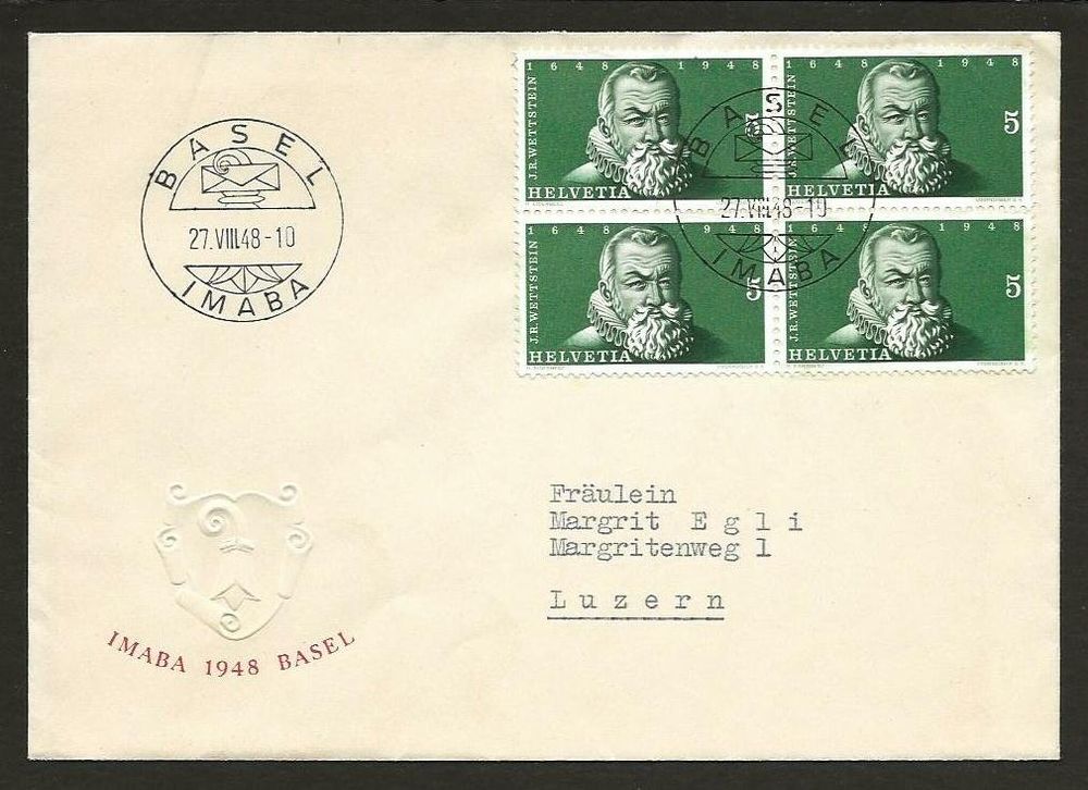 1948 Brief IMABA Basel nach Luzern | Kaufen auf Ricardo