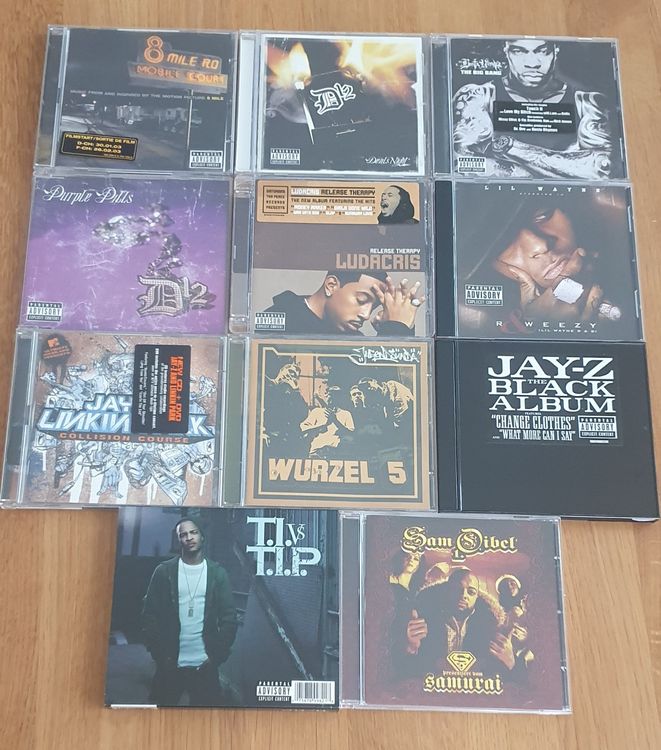 CD Sammlung HipHop T.I. Busta Rhymes Lil Wayne D12 Ludacris (Gebraucht ...