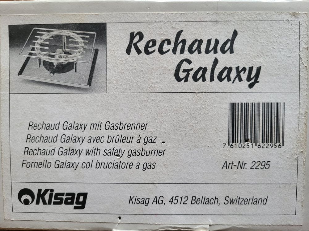 Neuwertiges Kisag Rechaud mit Gasbrenner | Kaufen auf Ricardo