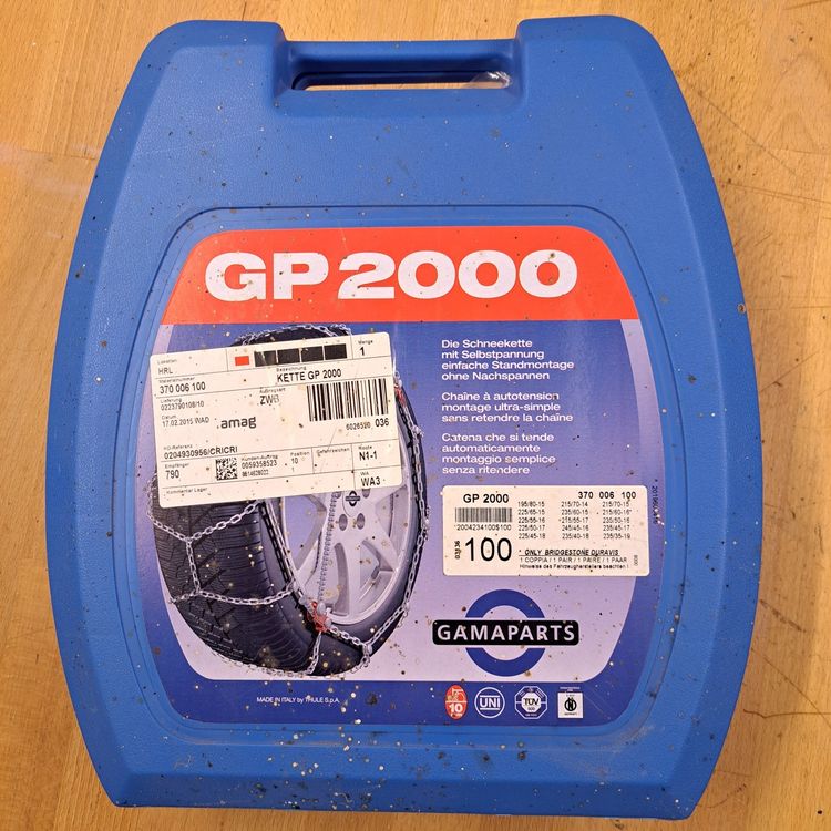 GP2000 Schneekette TÜV/GS 10mm Gr. 100 | Kaufen auf Ricardo