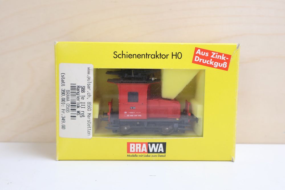 BRAWA SBB Te Schienentraktor - AC Digital Nr. 0566 - Selten (Gebraucht ...