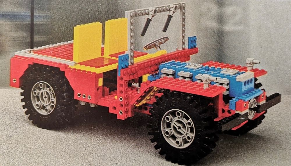Lego 853 Auto Jeep Technic (1977) VINTAGE, Neuwertig (Gebraucht) in ...