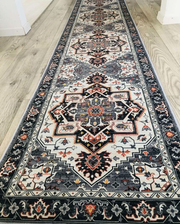 Stilvolle Teppich Laufer Boho Fotos