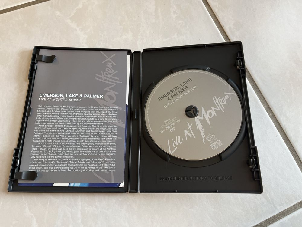 Emerson, Lake & Palmer - Live at Montreux 1997 DVD 💿🎶🎸🎼 (Gebraucht) in ...