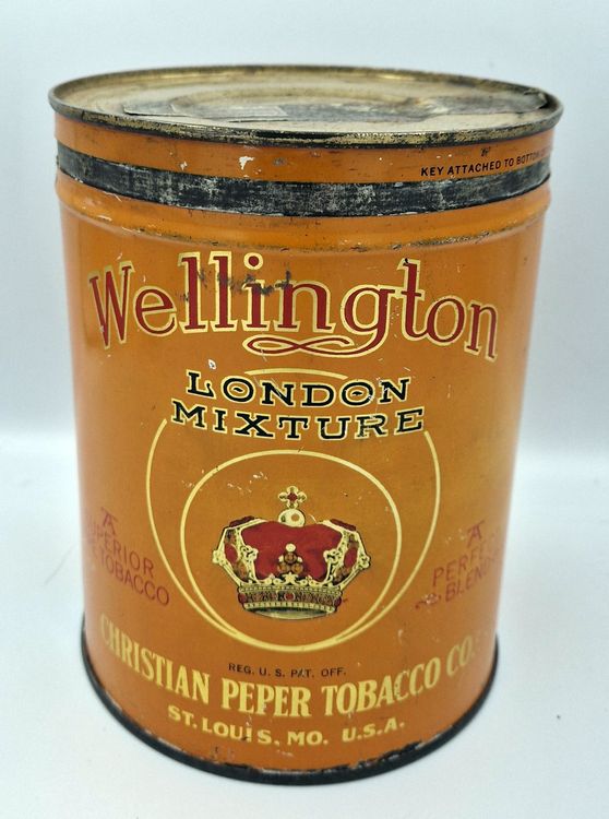 Tabak Büchse Wellington - Antik ca. 100 Jahre alt (Gebraucht) in ...
