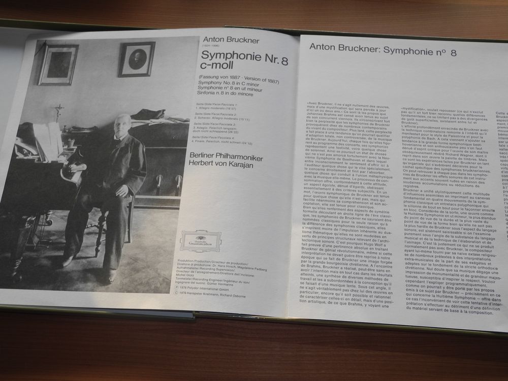 BRUCKNER: SINFONIE NR 8 - KARAJAN - DGG 2 LPs (Neu (gemäss Beschreibung)) in Fahrwangen für CHF ...