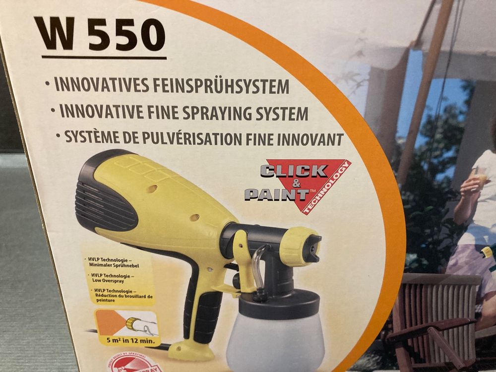 Wagner W550 Feinsprühsystem, Farbsprühpistole | Kaufen auf Ricardo