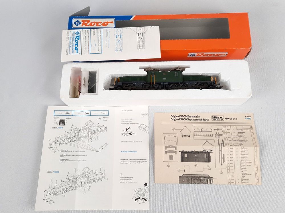 ROCO SBB Krokodil-Lok Ce 6/8, H0, Gleichstrom (Gebraucht) in Beinwil am ...